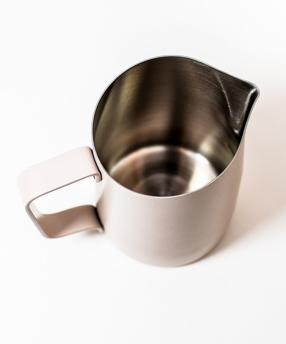 15oz Latte Art Pitcher Narrow Spout in Blush – Slow Pour Supply