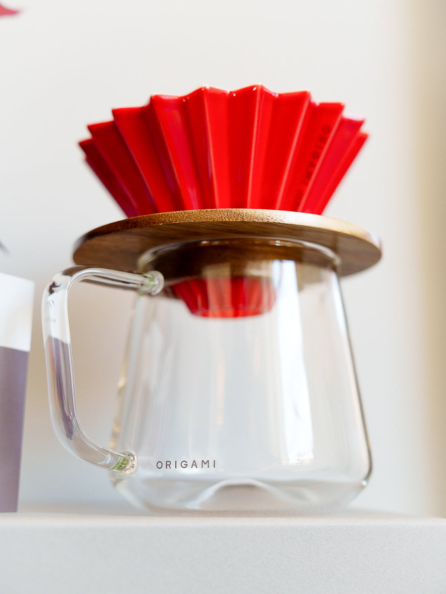 ORIGAMI Aroma Glass Server 460ml – Slow Pour Supply