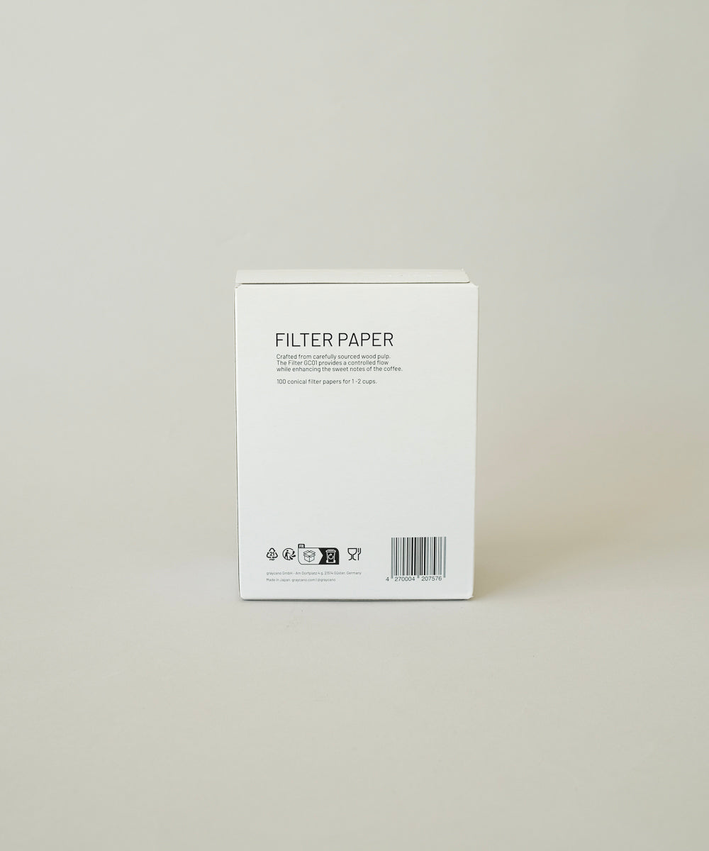 Graycano GC01 Filter 100 Sheet – Slow Pour Supply