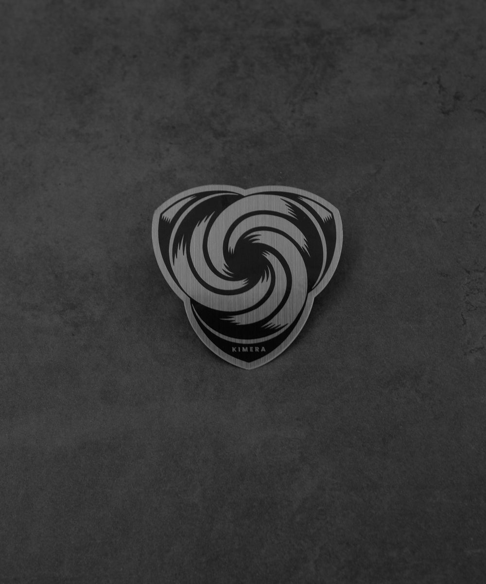 Kimera Logo Sticker in Brushed Aluminum Finish - Large – Slow Pour Supply
