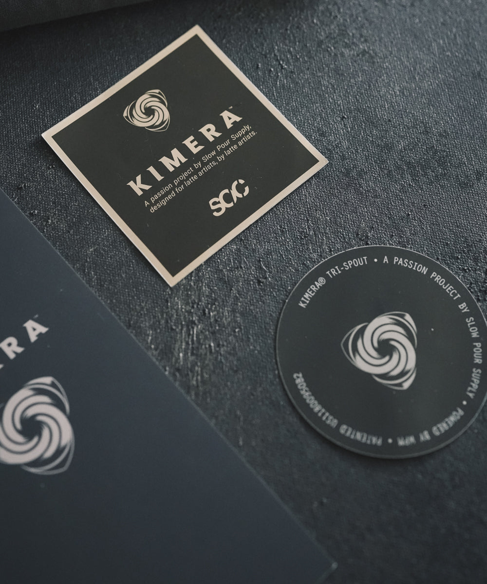 Kimera Round Logo Sticker in Glossy Finish - Large – Slow Pour Supply