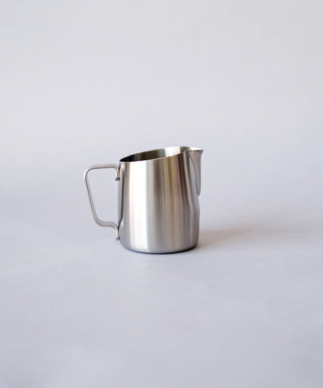 10oz Latte Art Pitcher with Narrow Spout in Brushed Silver – Slow Pour ...
